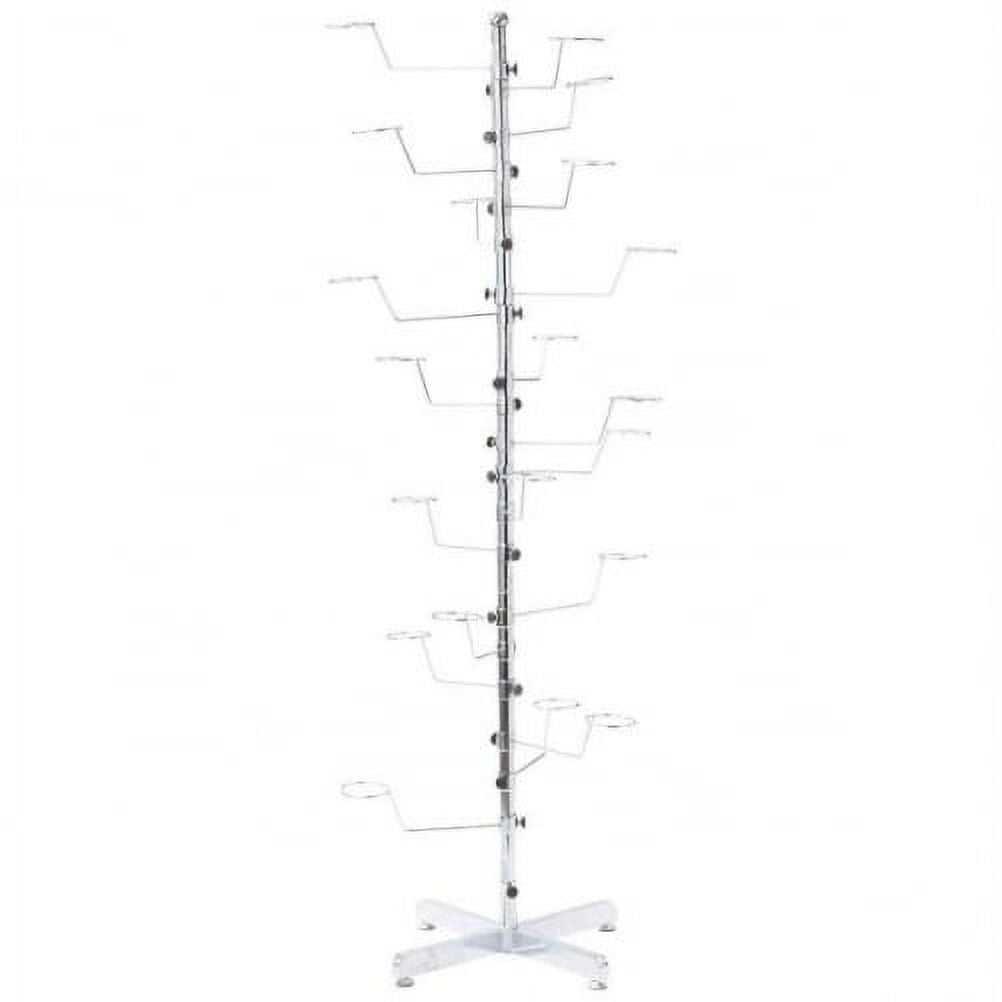 WMU Casual Outfitters Floor Display Metal Hat Rack, Silver - Walmart.com