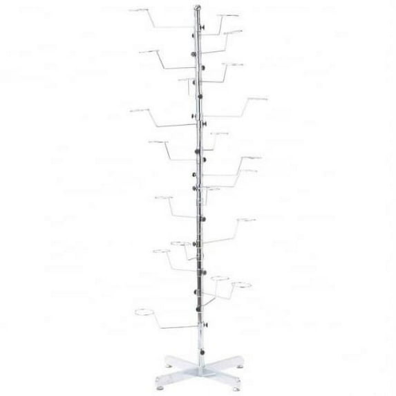 WMU Casual Outfitters Floor Display Metal Hat Rack, Silver - Walmart.com