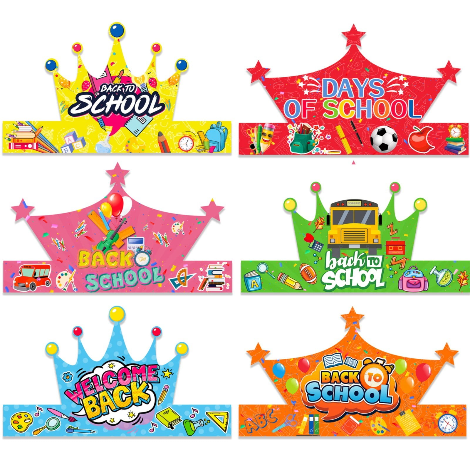 WMYC Party Decorations Star Student Crowns for Kids Star of The Week ...