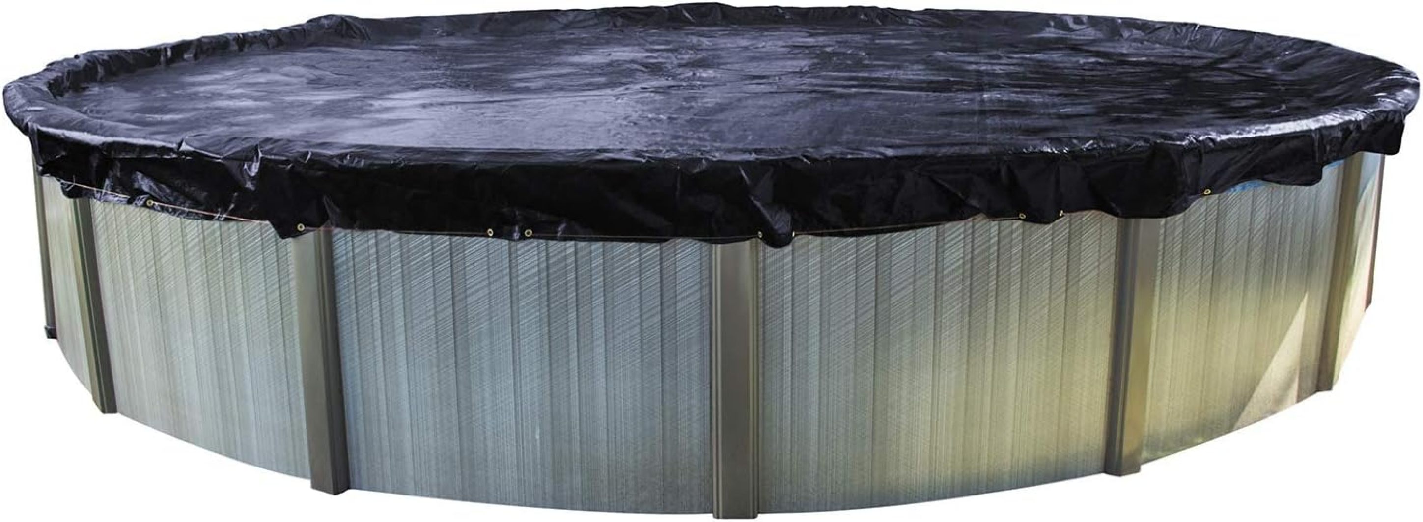 WMZP 24 Foot Round Pool Value Winter Cover for Above Ground Pools ...