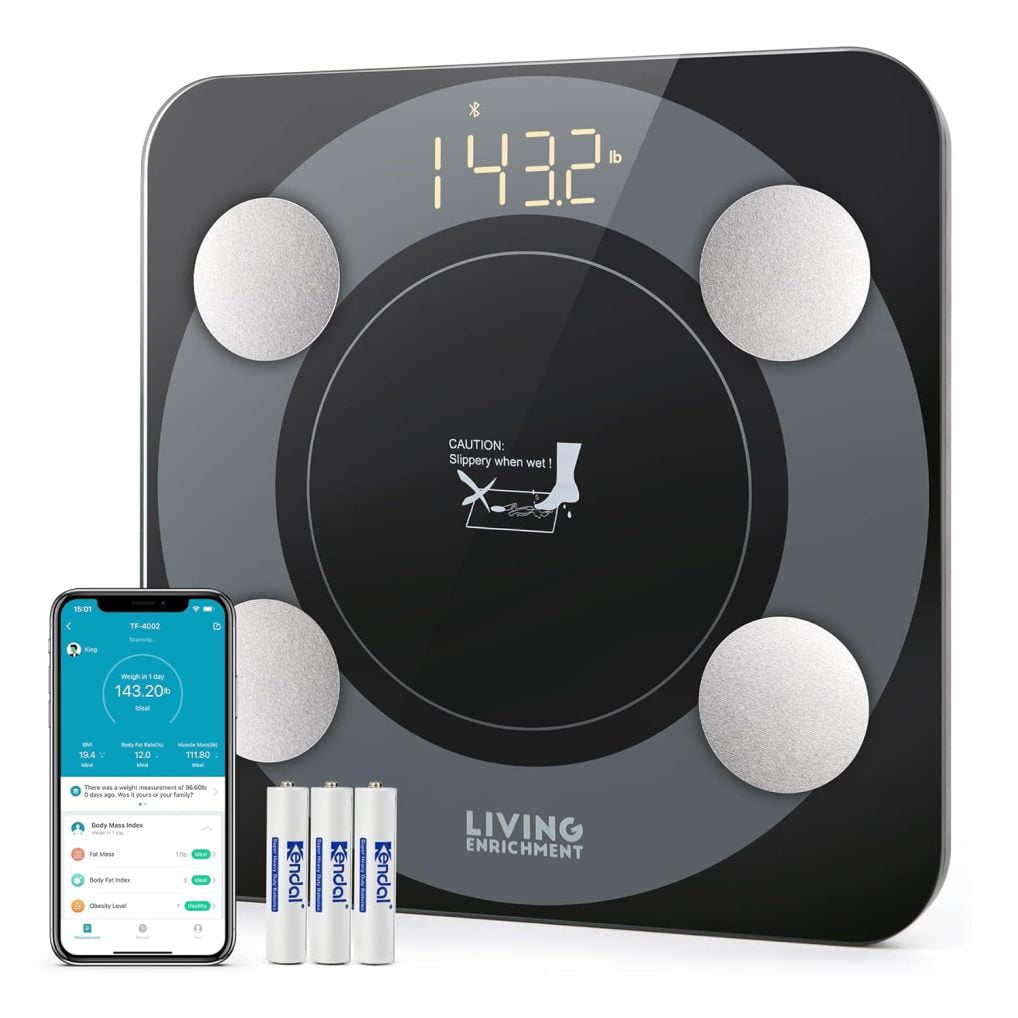 WMZP Bluetooth Scale for Body Weight, Smart Body Fat Weight BMI ...