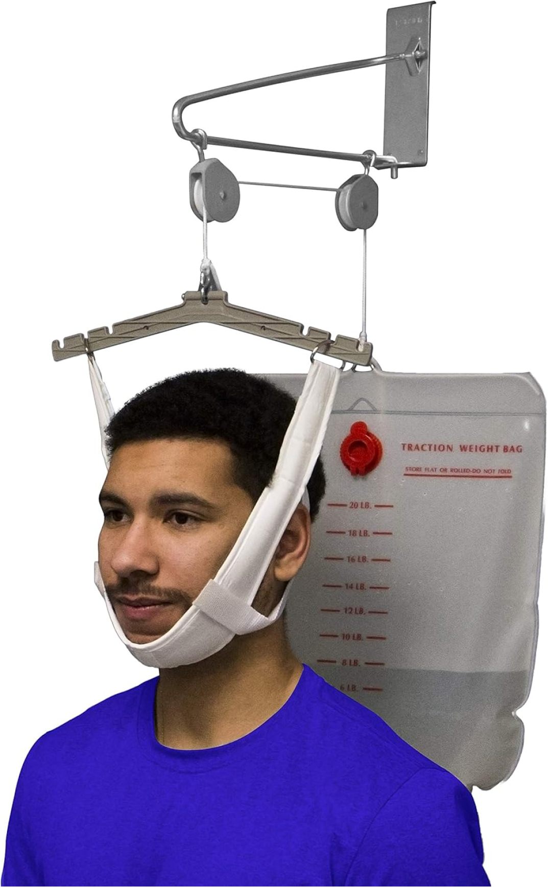 WMZP Cervical Traction Kit, Neck Pain Relief, Vertebrae Disk Herniation ...