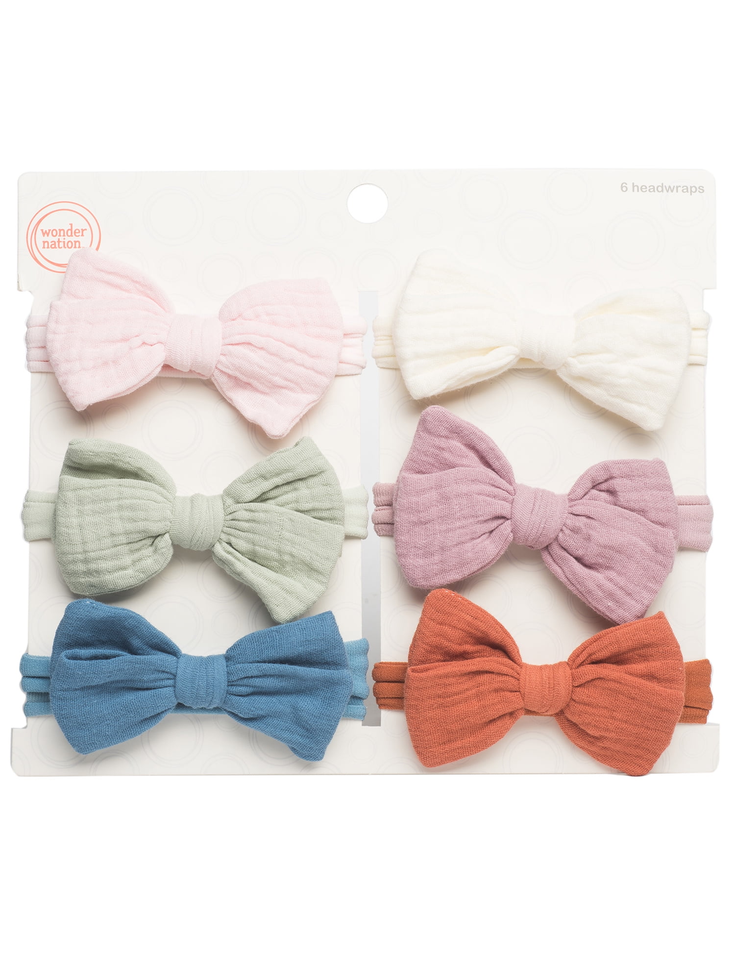 WN 6PC SOFT BOW HW - Walmart.com