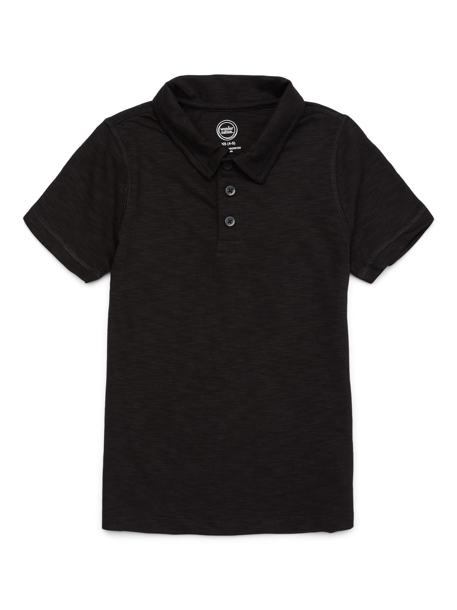 Wonder Nation Boys Adaptive Short Sleeve Polo, Sizes XS-XL - Walmart.com