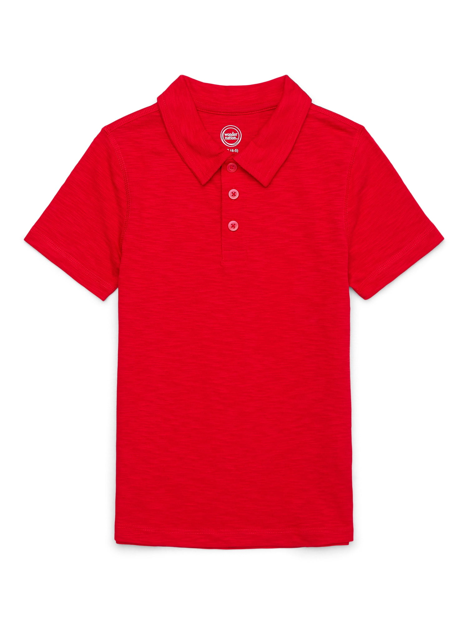 Wonder Nation Boys Adaptive Short Sleeve Polo, Sizes XS-XL - Walmart.com