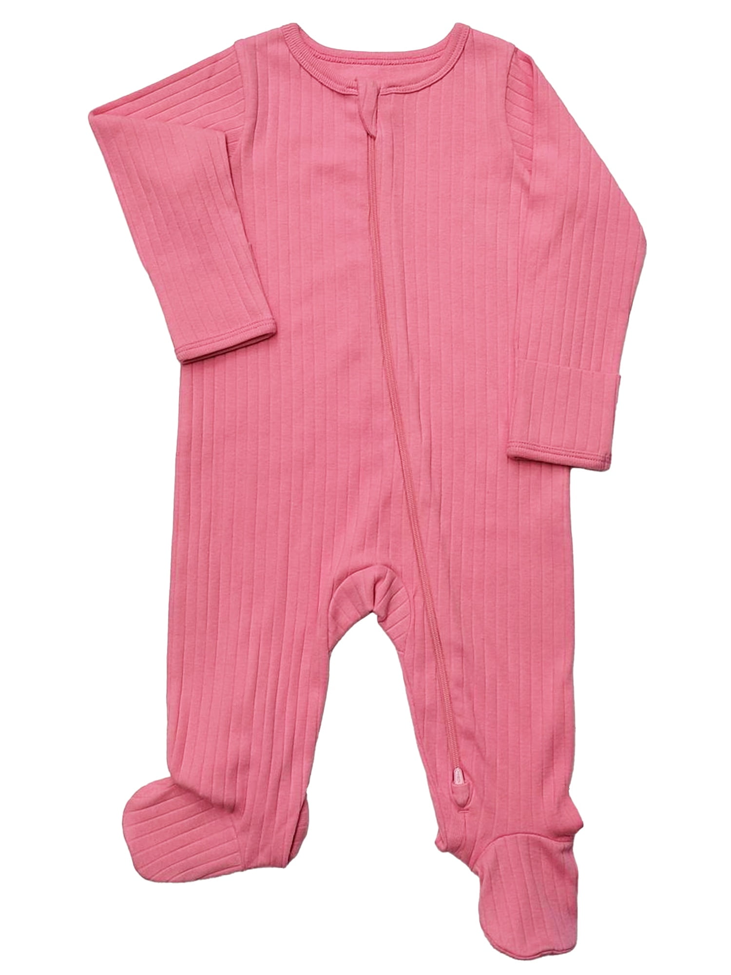 Wonder Nation Baby Gender Neutral Zip Front Footed Sleep N Play Pajamas ...