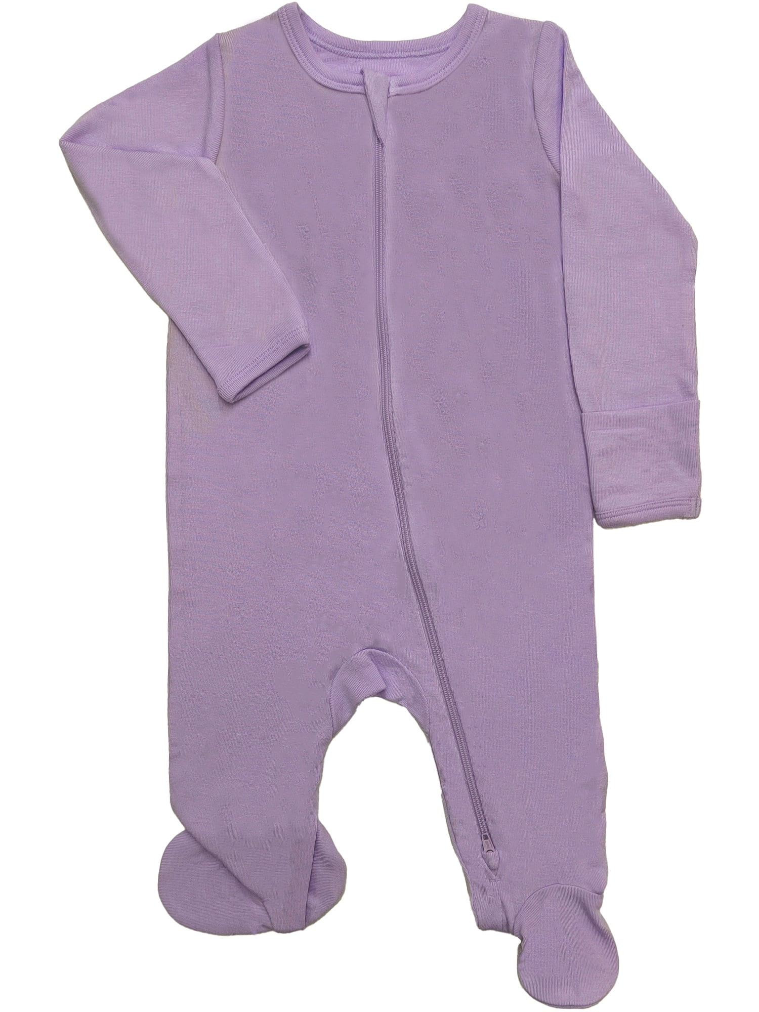 Wonder Nation Baby Gender Neutral Zip Front Footed Sleep N Play Pajamas ...