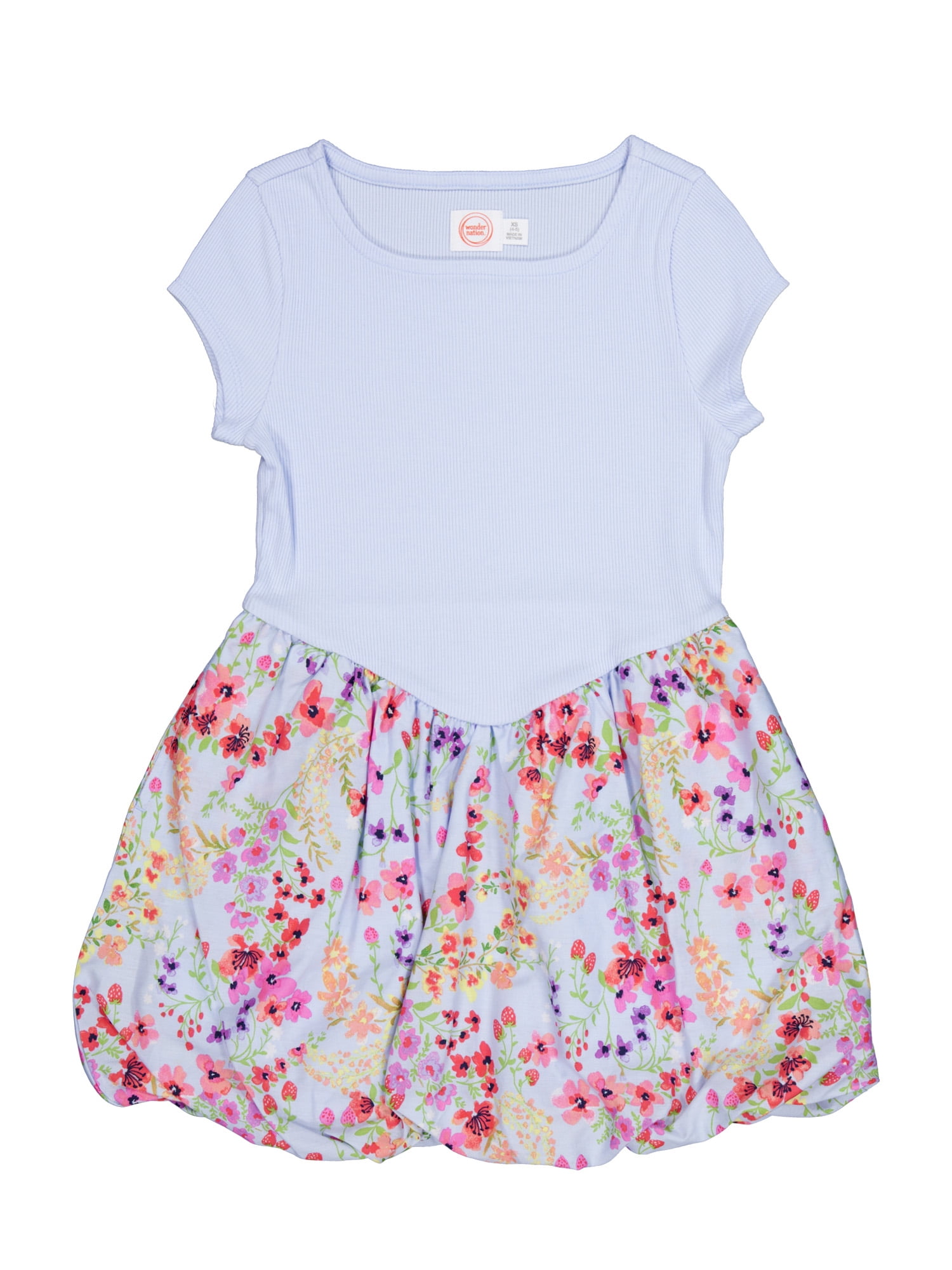 Wonder Nation Girls Bubble Dress, Sizes 4-18 & Plus - Walmart.com