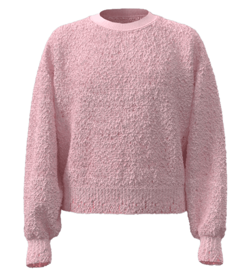 Wonder Nation Girls Eyelash Sweater with Long Sleeves, Sizes 4-18 ...