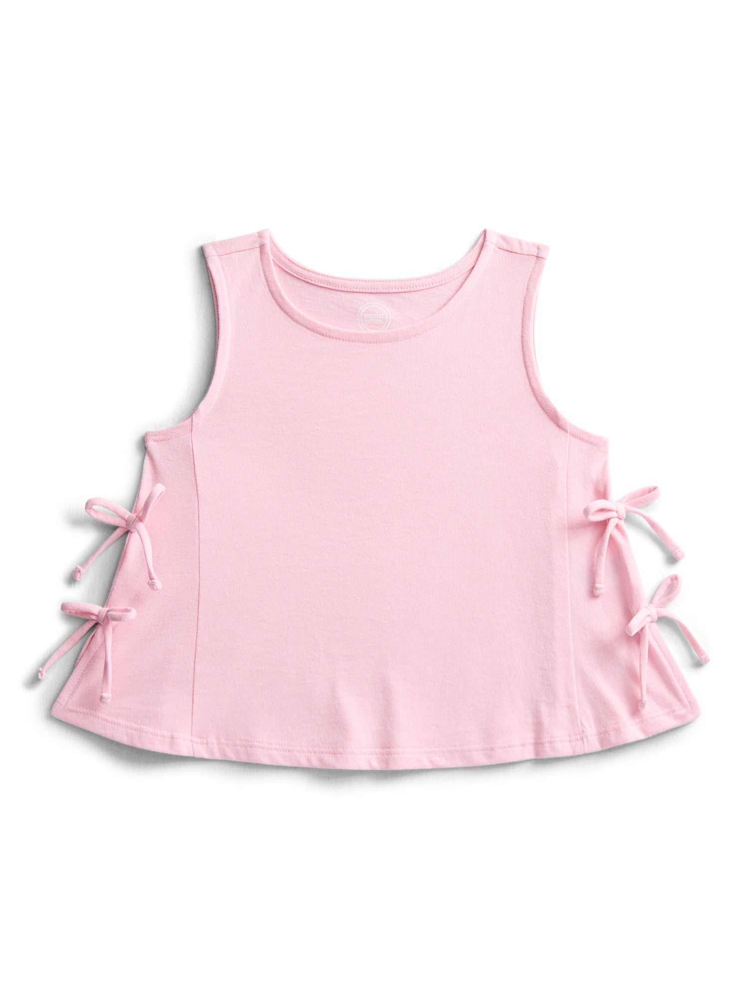 Wonder Nation Girls Fashion Bow Tank Top, Sizes 4-18 & Plus - Walmart.com