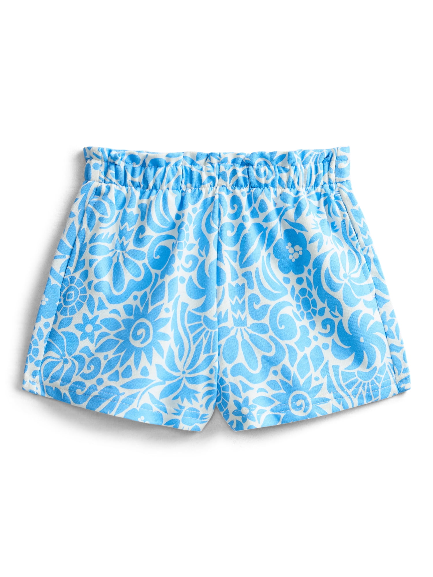 Wonder Nation Toddler Girls Soft Knit Pull On Shorts, Sizes 18M-5T ...