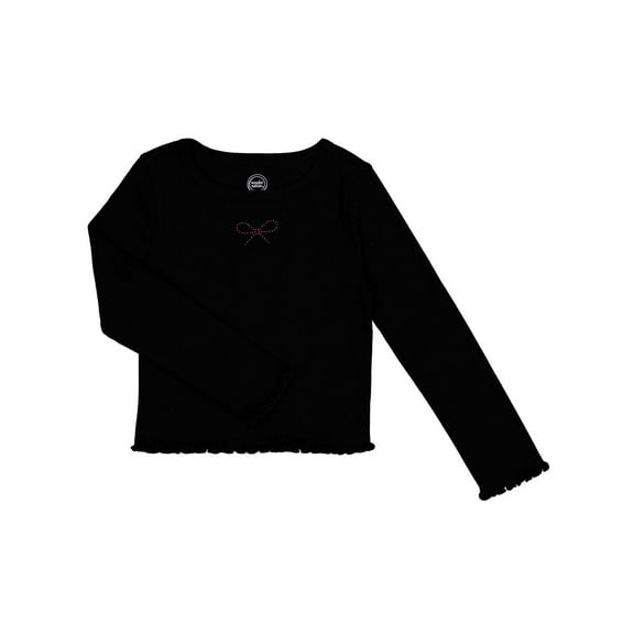 Wonder Nation Girls Tulip Sleeve Top, Sizes 4-18 & Plus - Walmart.com