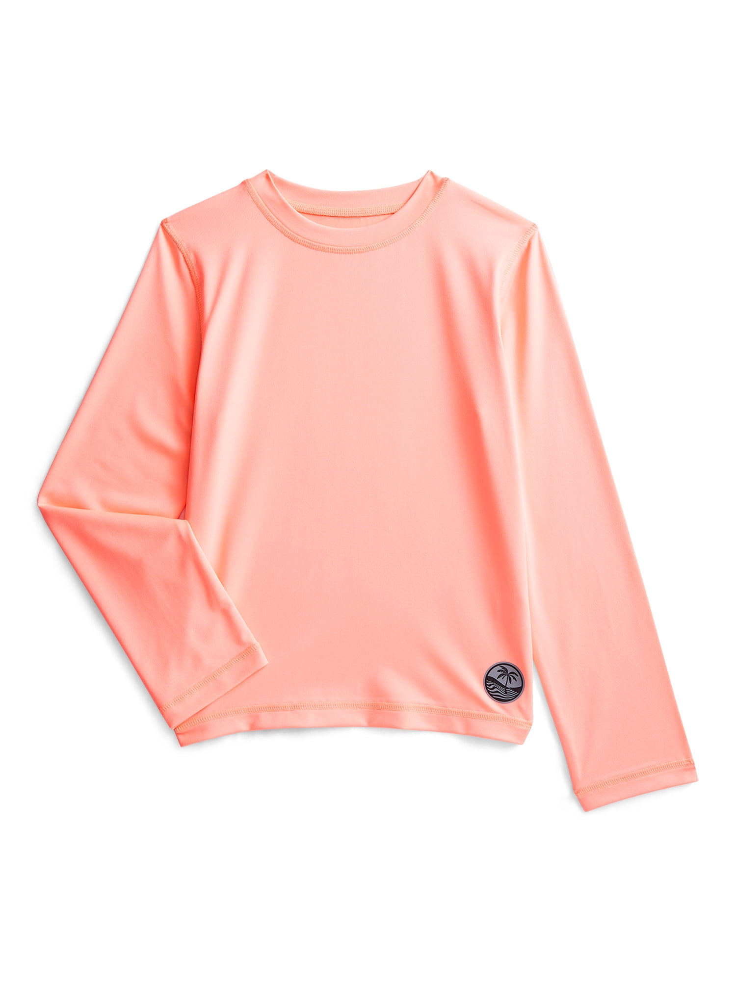 Wonder Nation Boys Rash Guard with Long Sleeves, Sizes 4-18 & Husky ...