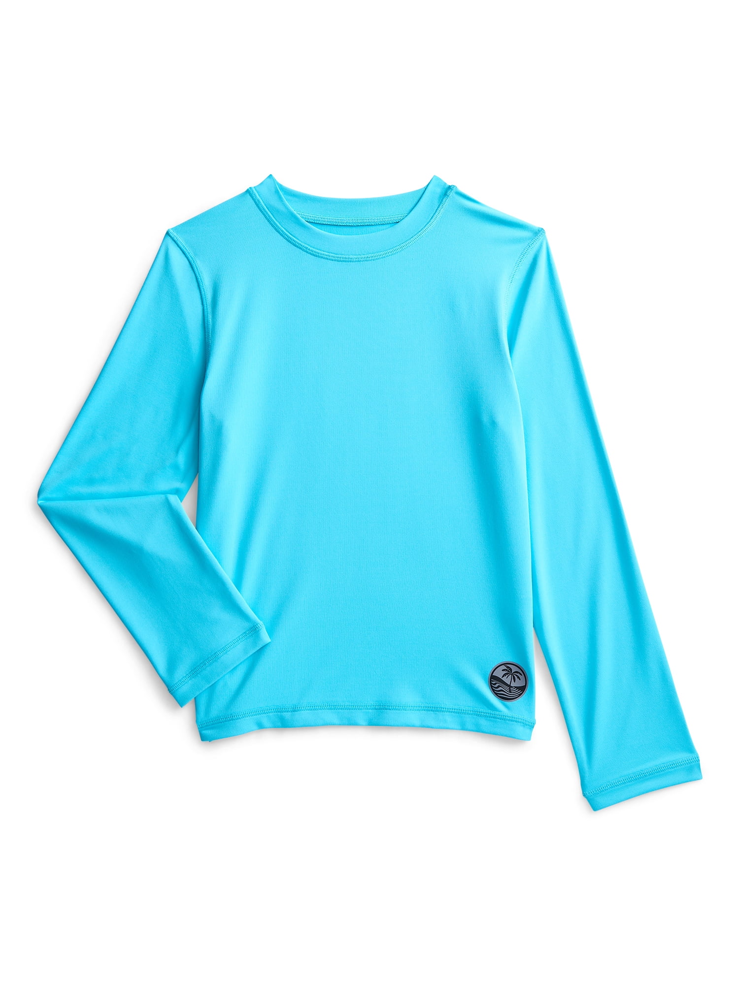 Wonder Nation Boys Rash Guard with Long Sleeves, Sizes 4-18 & Husky ...