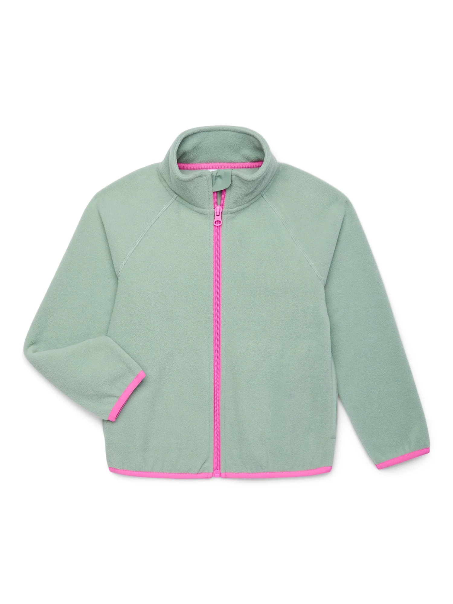 Wonder Nation Girls Fleece Jacket, Sizes 4-18 & Plus, Warm, Cozy ...