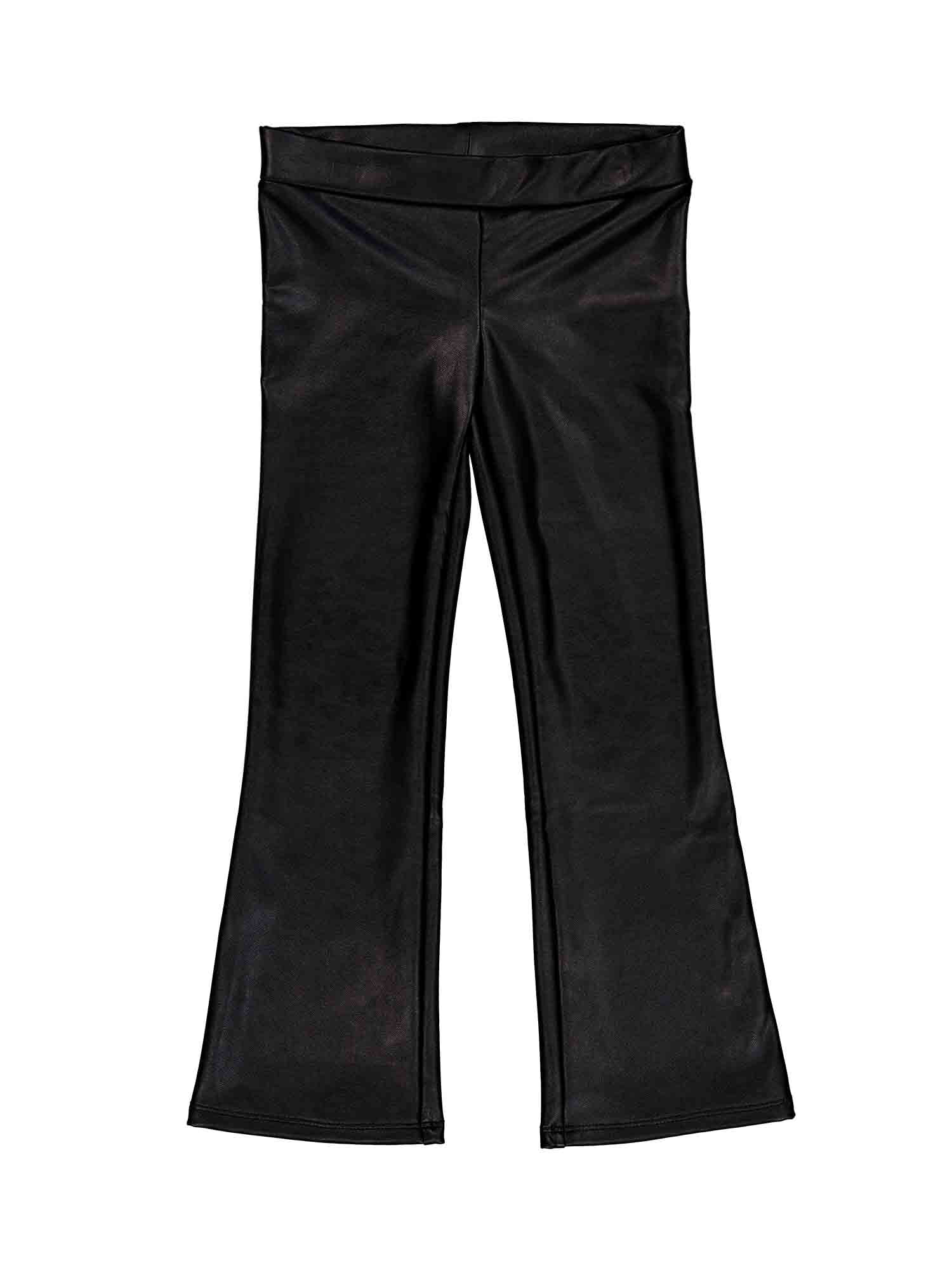 Wonder Nation Girls Pleather Flare Legging, Sizes 4-18 & Plus - Walmart.com
