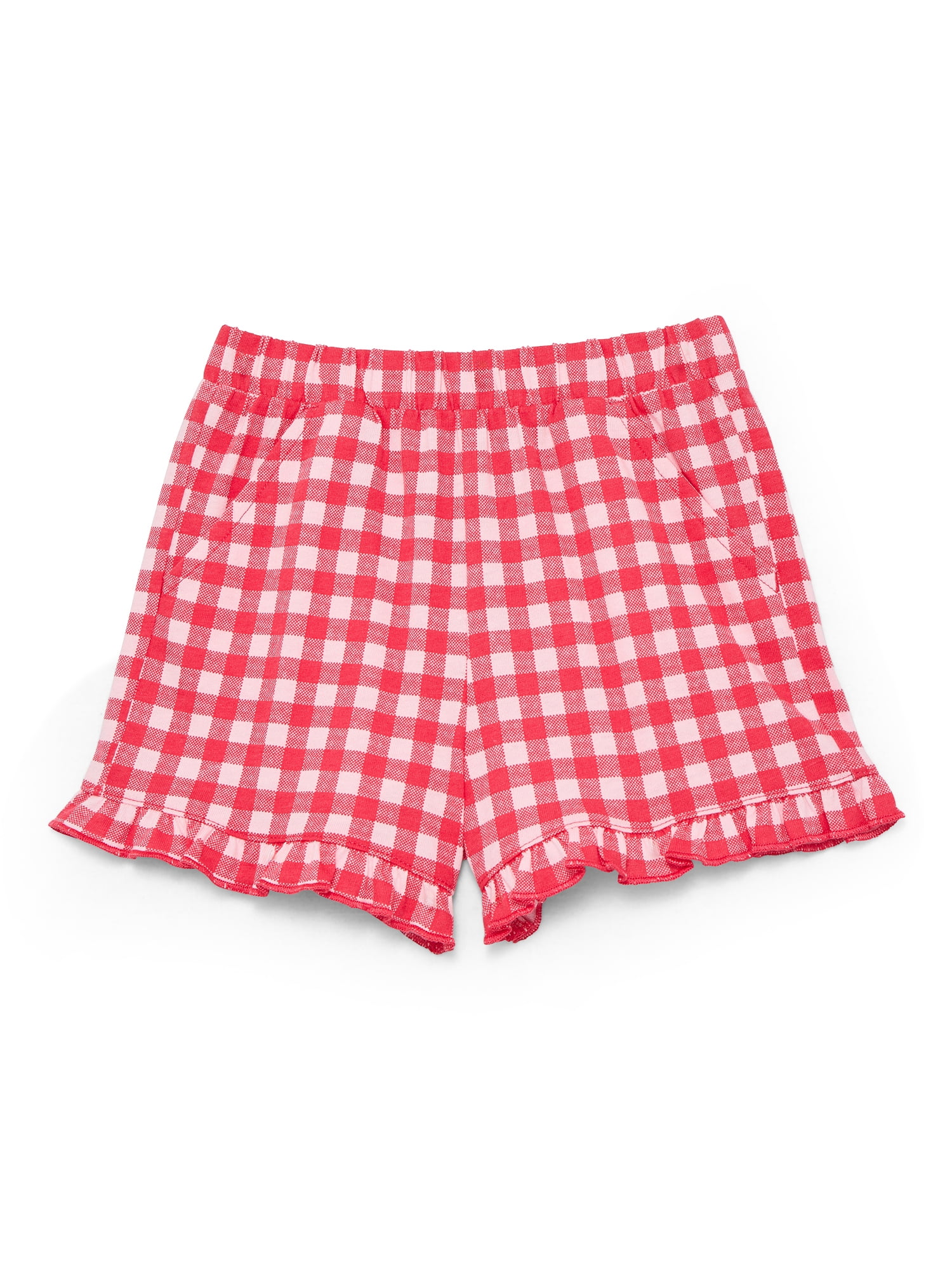 Wonder Nation Toddler Girls Patriotic Ruffle Hem Shorts, Sizes 18M-5T ...