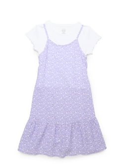 Wonder Nation Girls Button Front Dress, Sizes 4-18 & Plus - Walmart.com