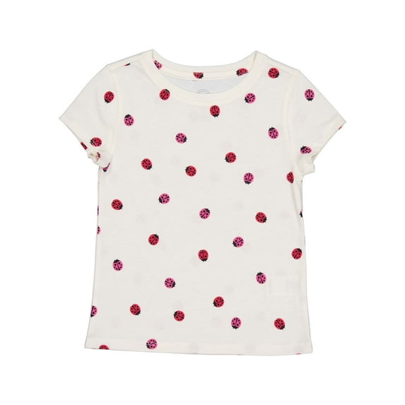 Wonder Nation Girls Short Sleeve Kid Tough T-Shirt, Sizes 4-18 & Plus ...