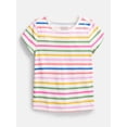 Wonder Nation Girls Kid Tough Tee with Short Sleeves, Sizes 4-18 & Plus ...