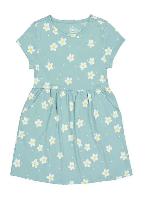 Wonder Nation Girls Dress and Biker Shorts Set, 2-Piece, Sizes 4-18 ...