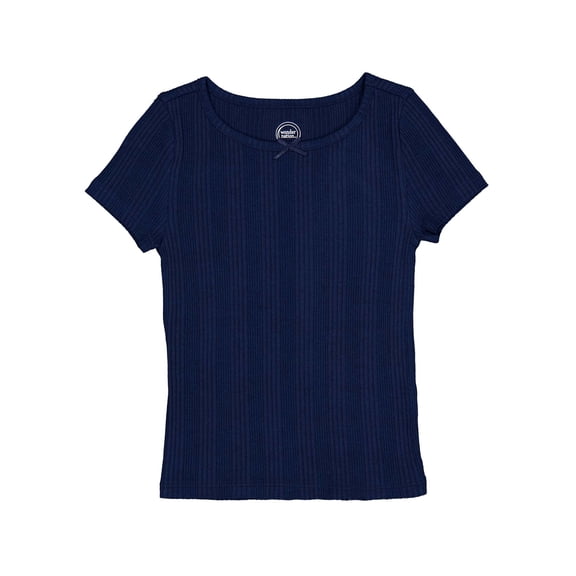 Wonder Nation Girls School Uniform Short Sleeve Performance Polo Shirt ...