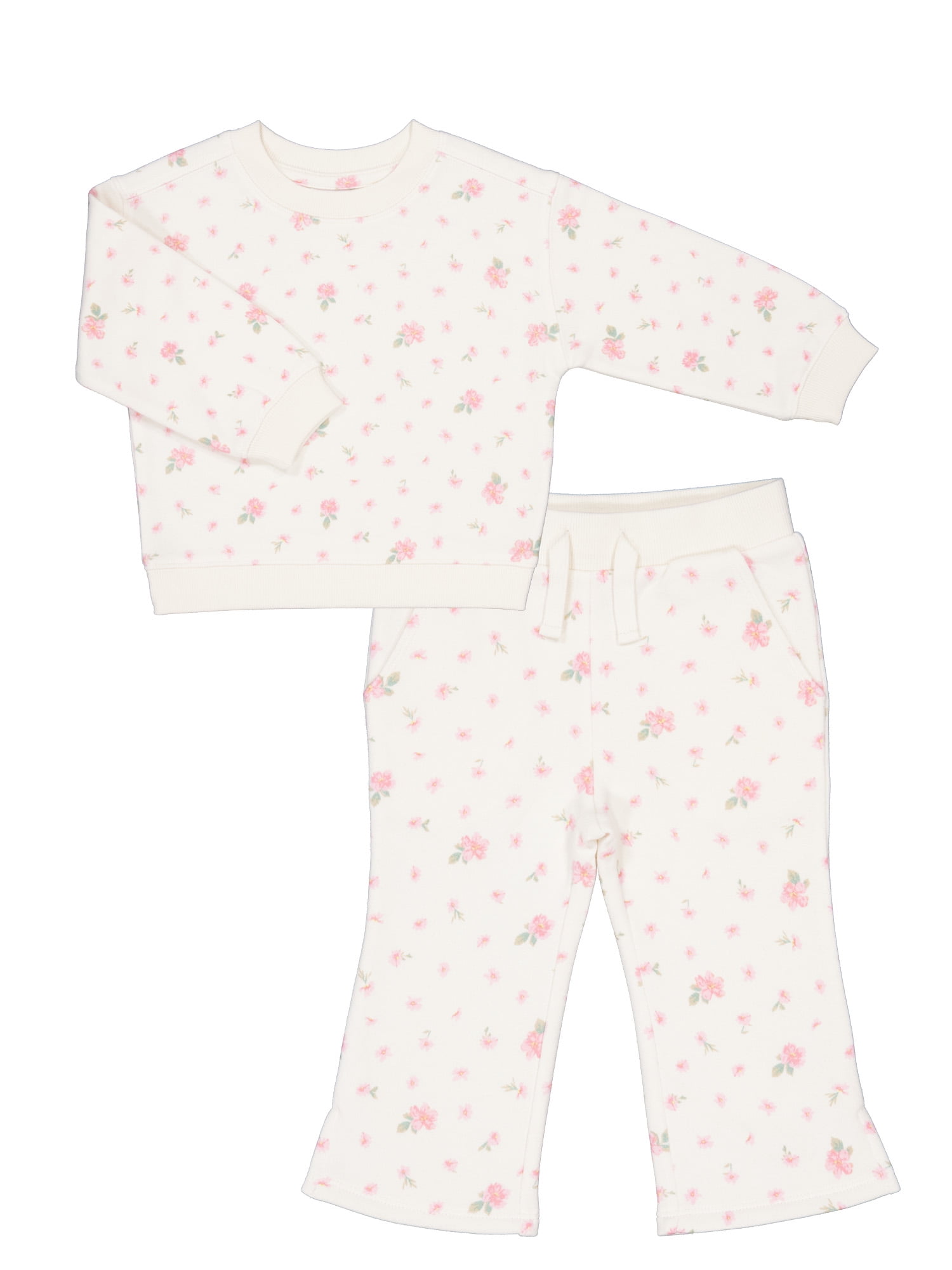Wonder Nation Toddler Girls Fleece Set - Walmart.com