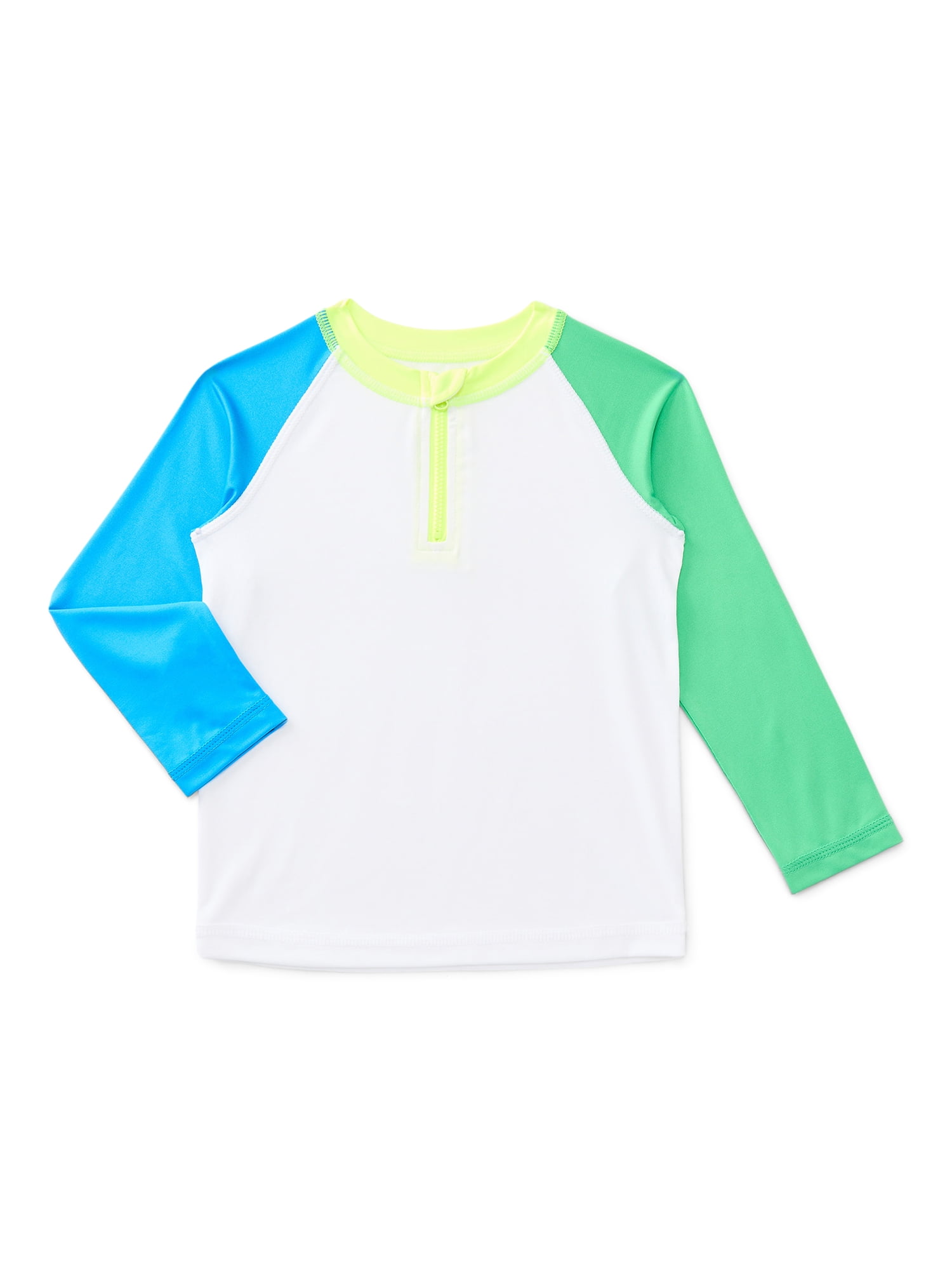 Wonder Nation Baby and Toddler Long- Sleeve Rash Guard, Sizes 12M-5T ...
