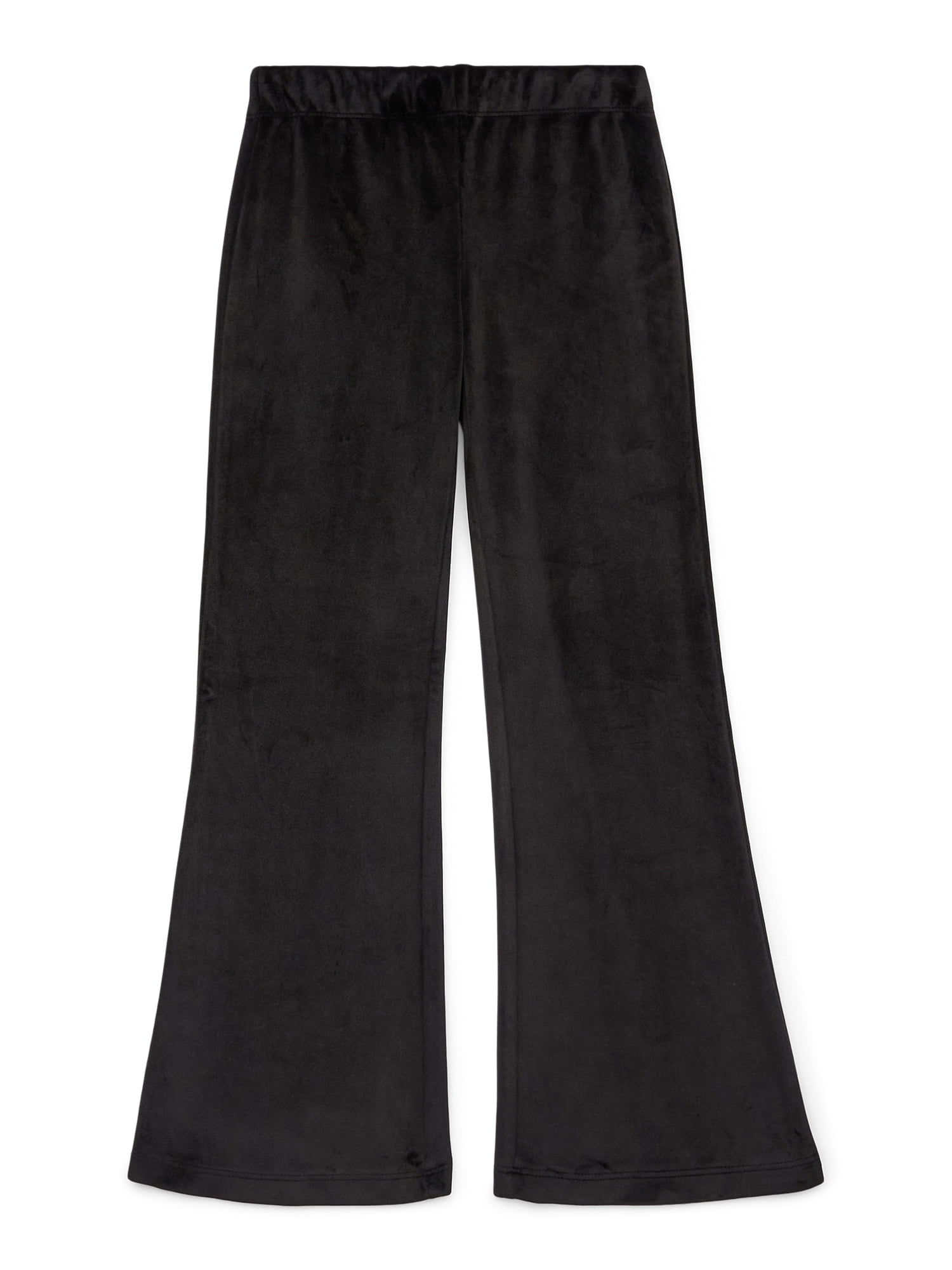 Wonder Nation Girls Velour Flare Pants, Sizes 4-18 & Plus - Walmart.com