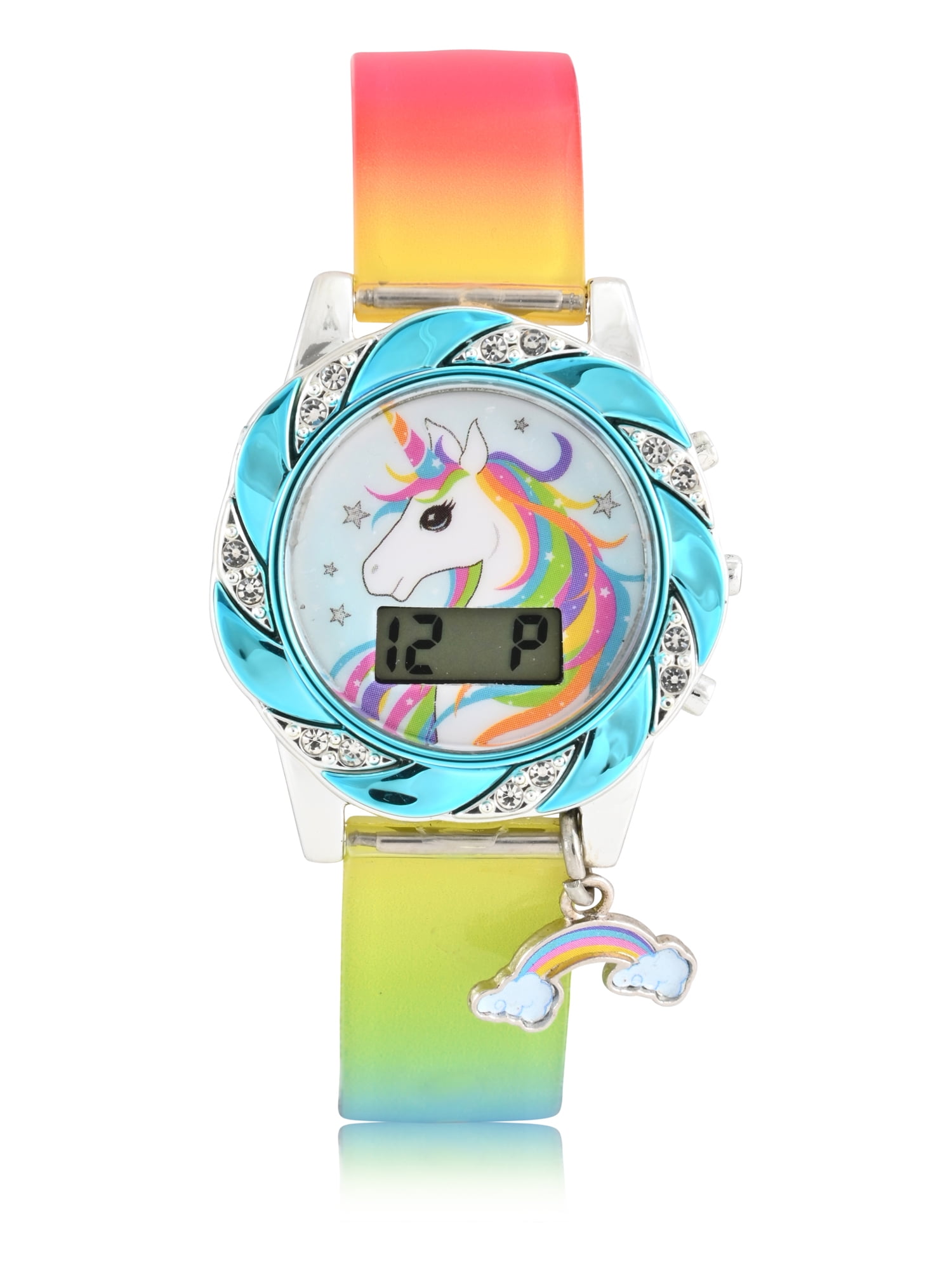 Wonder Nation Kids Flashing Lights LCD Watch with Printed Strap and ...