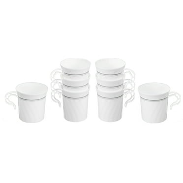 WNA Classicware 8 oz. Plastic Mugs, White, 192 count - Walmart.com