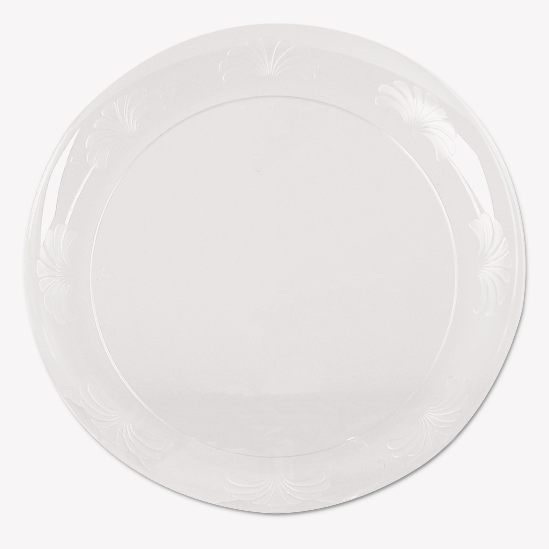 WNA Designerware Plastic Plates, 10 1/4 Inches, Clear, Round, 8/Pack ...