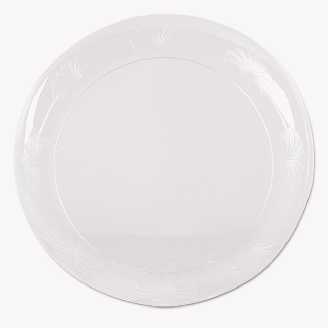 WNA Designerware Plastic Plates, 10 1/4 Inches, Clear, Round, 8/Pack ...