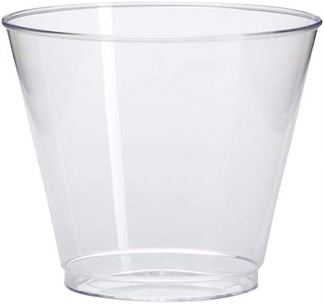 WNA T5S Comet Plastic Tumbler, 5 oz., Clear, Squat (20 packs of 50 cups ...