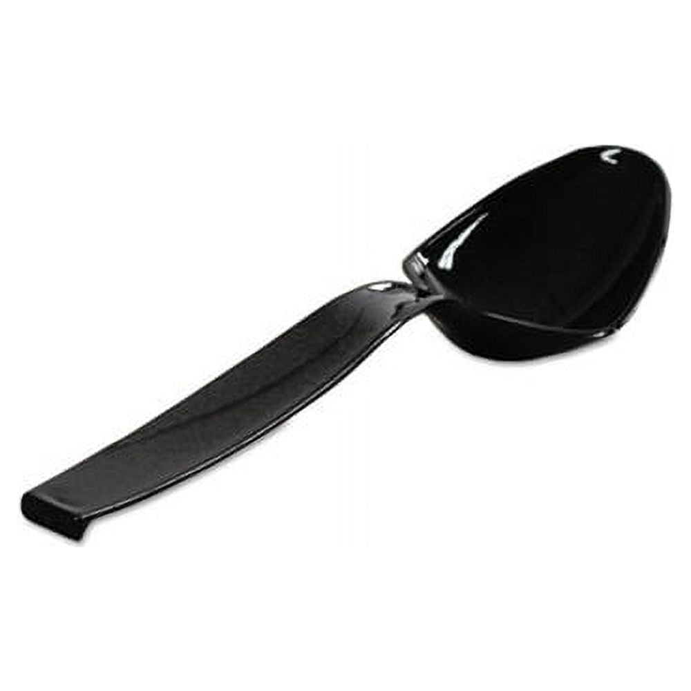Plastic Spoons 9 Inches, Black, 144/Case - Walmart.com