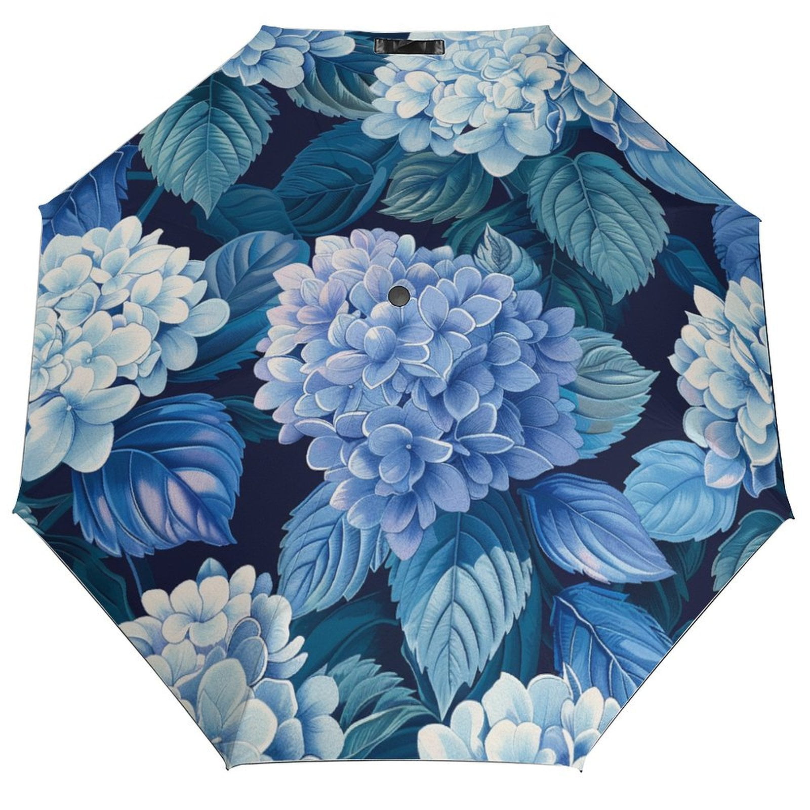 WNAGSB Japanese Hydrangea 335 Windproof Umbrella, Small Umbrellas for ...