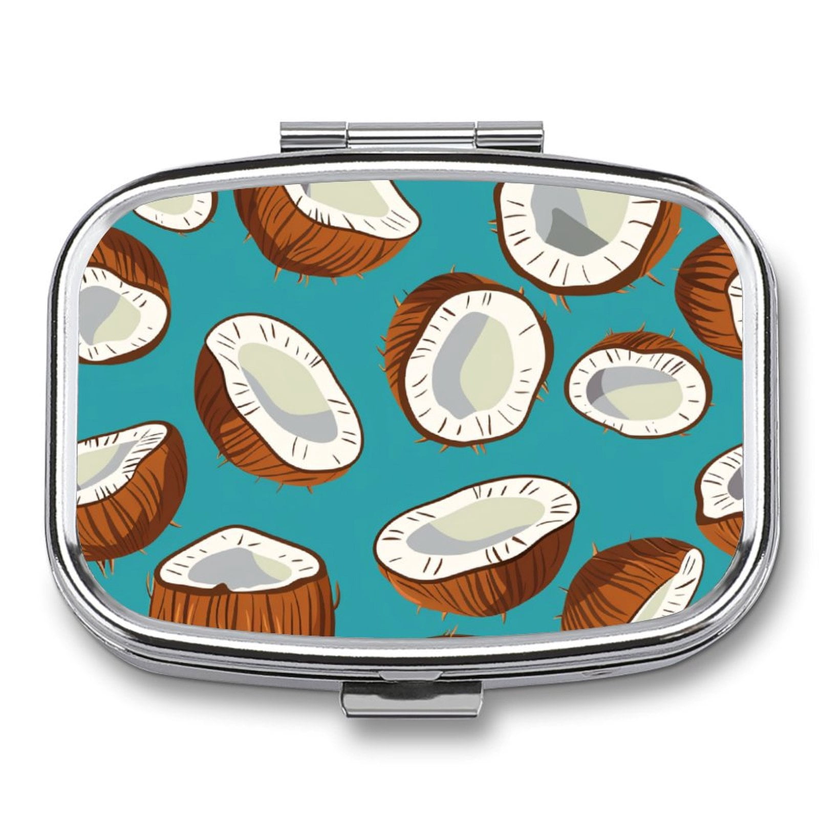 WNAGSB Plump Summer Coconut 193 Small Pill Box, Metal Pill Box ...