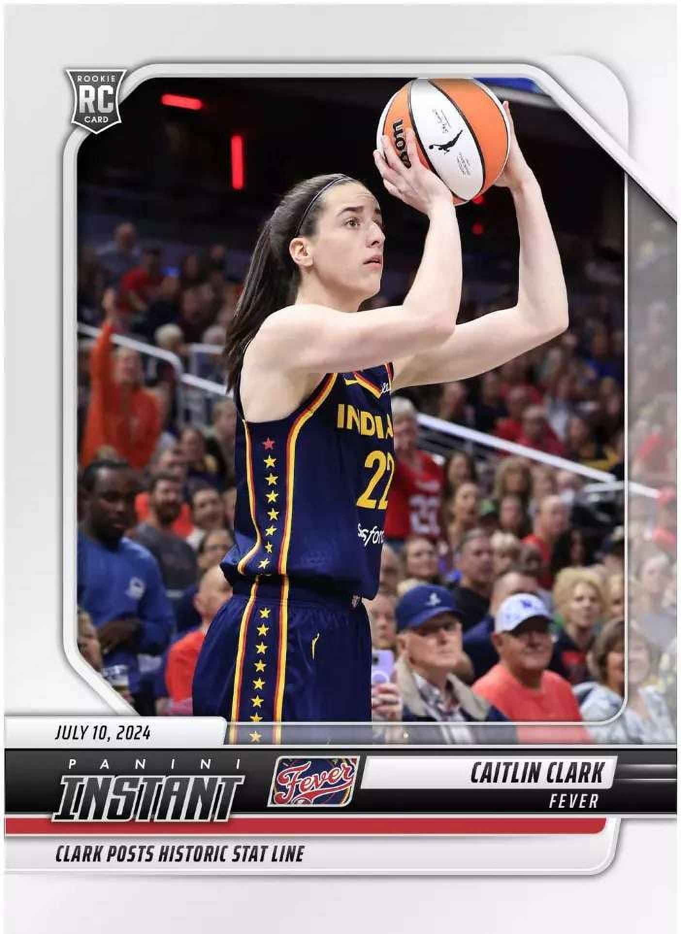 WNBA 2024 Instant Basketball Caitlin Clark #144 (Rookie, Posts Historic ...