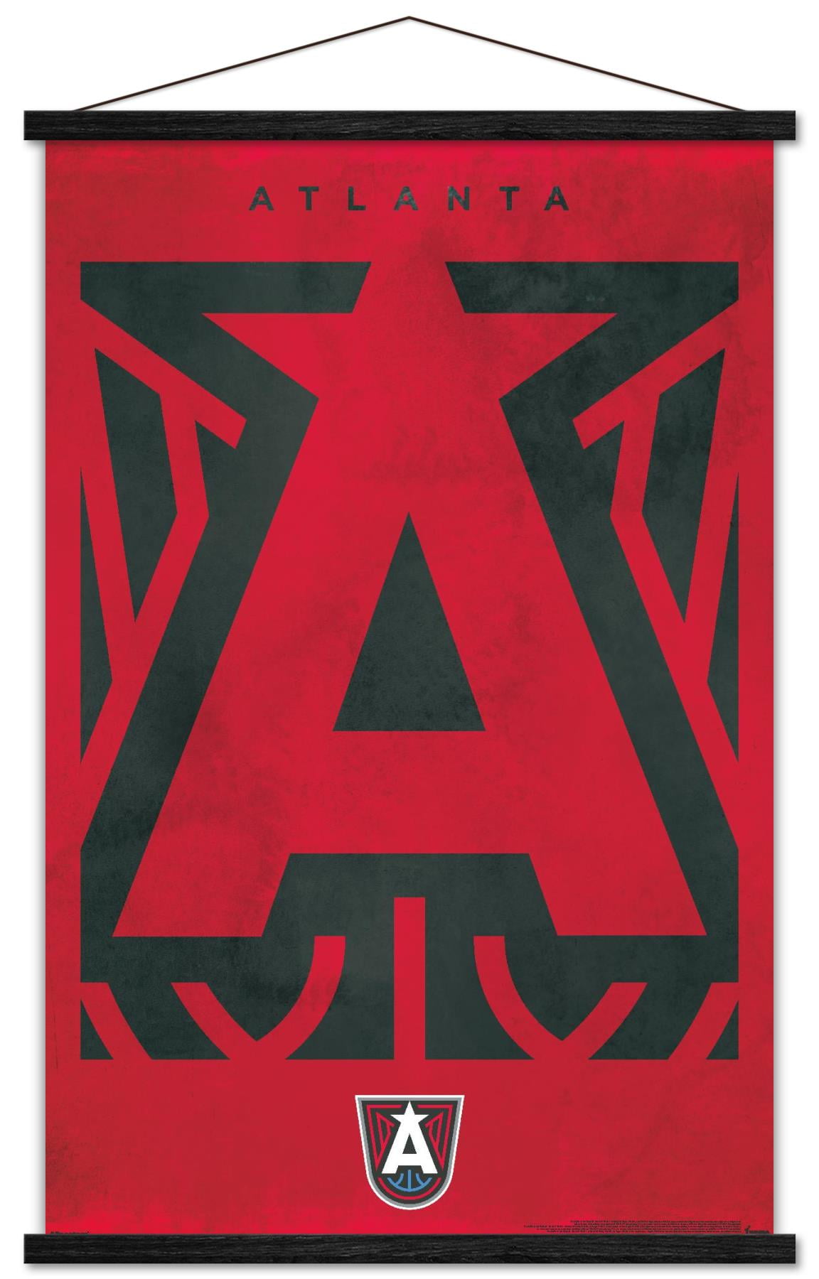 WNBA Atlanta Dream - Logo 25 Wall Poster with Magnetic Frame, 22.375" x ...