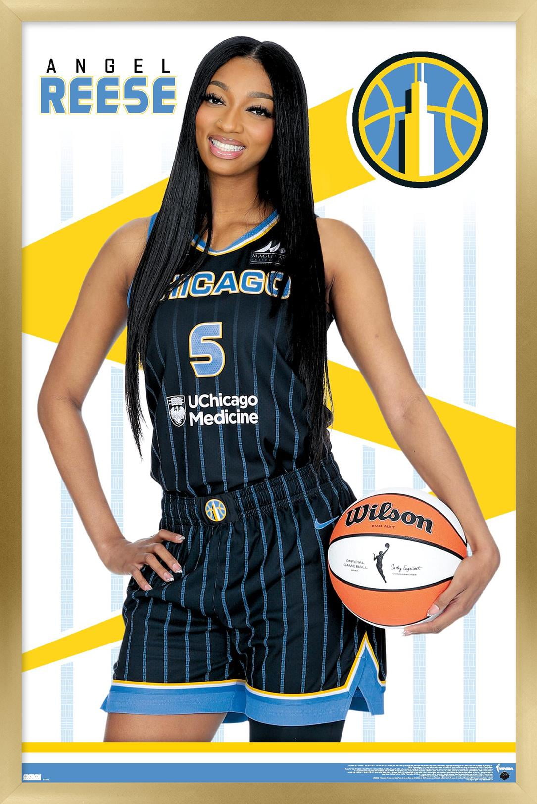 WNBA Chicago Sky - Angel Reese 24 Wall Poster, 22.375" x 34" Framed ...