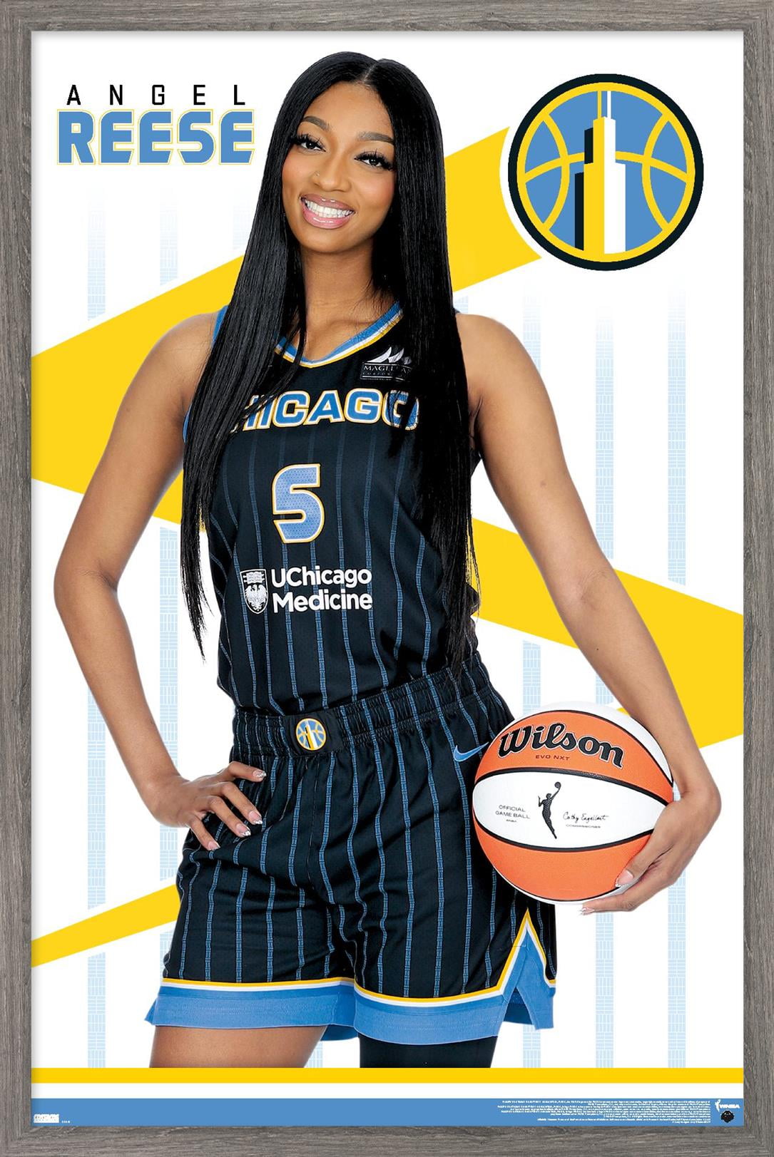 WNBA Chicago Sky - Angel Reese 24 Wall Poster, 22.375" x 34" Framed ...