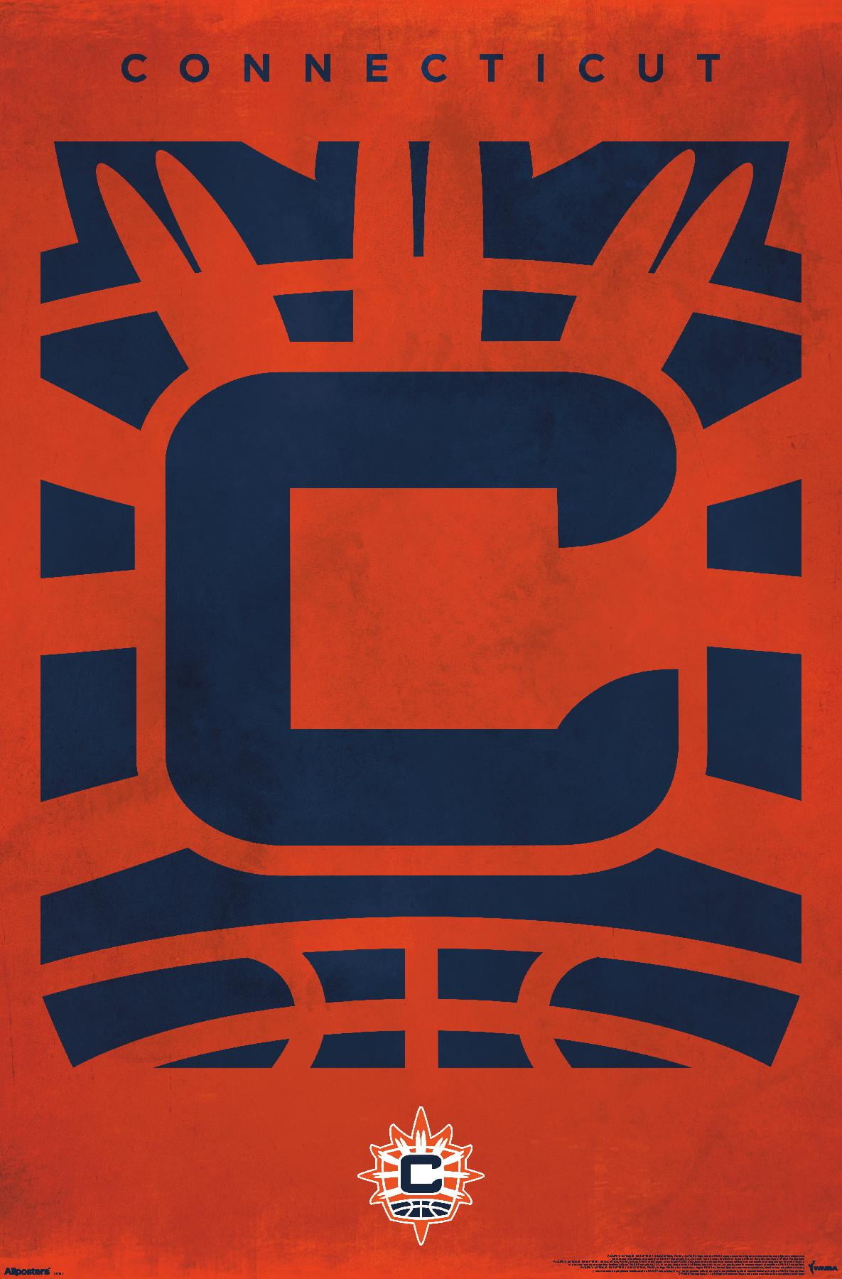 WNBA Connecticut Sun - Logo 25 Wall Poster, 14.725" x 22.375" - Walmart.com