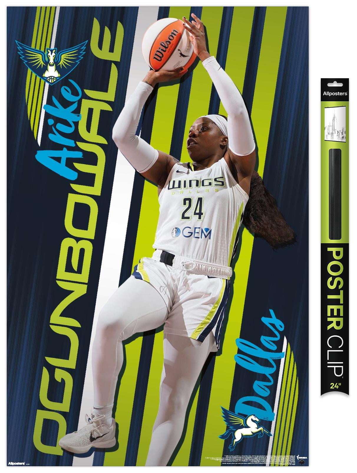 WNBA Dallas Wings - Arike Ogunbowale 25 Wall Poster, 22.375" x 34 ...