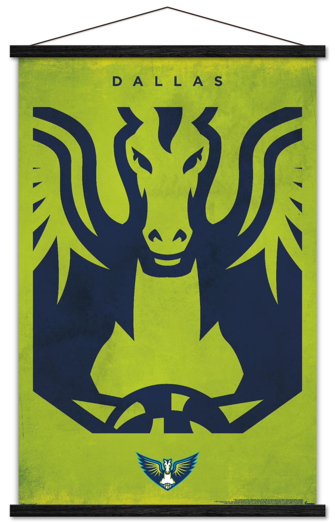 WNBA Dallas Wings - Logo 25 Wall Poster with Magnetic Frame, 22.375" x ...