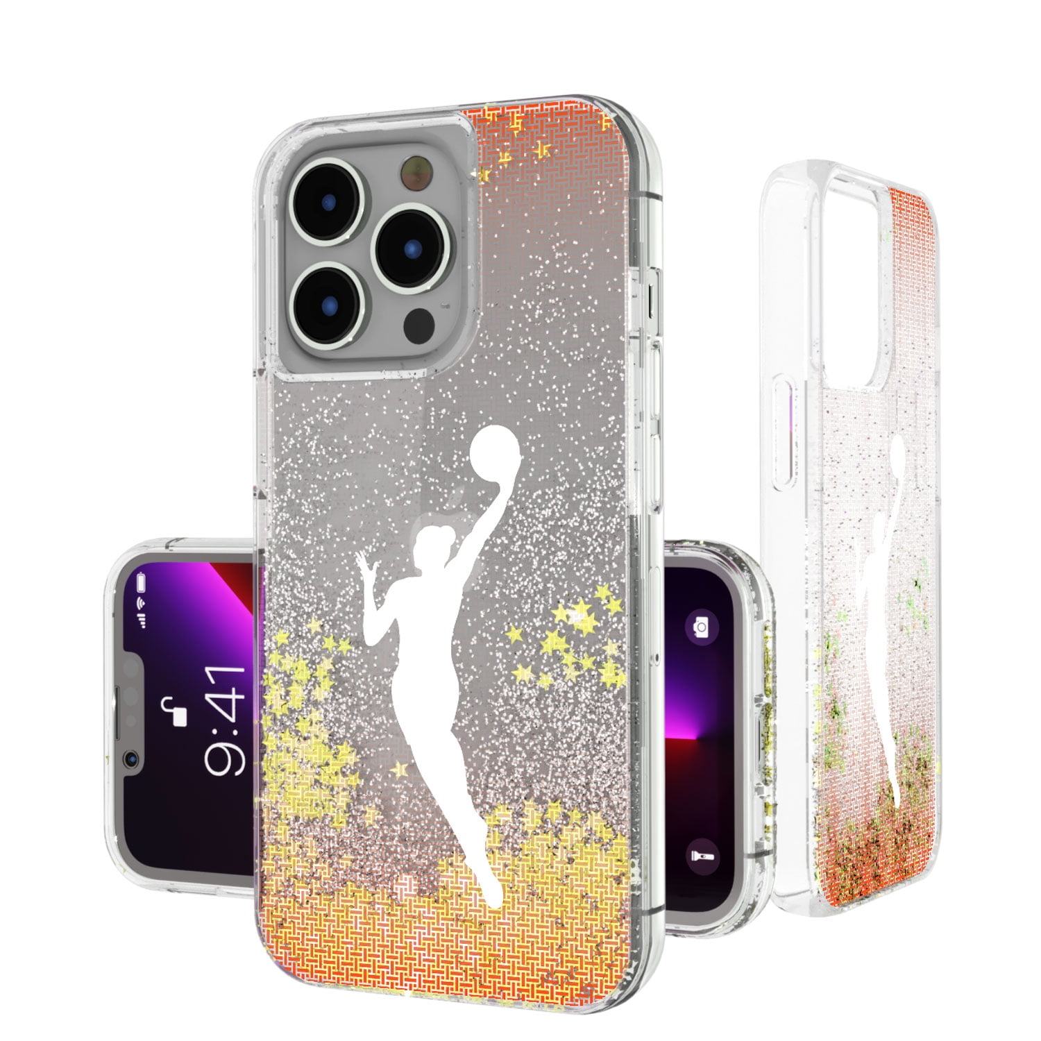 WNBA Gear Linen Logo iPhone Glitter Case - Walmart.com