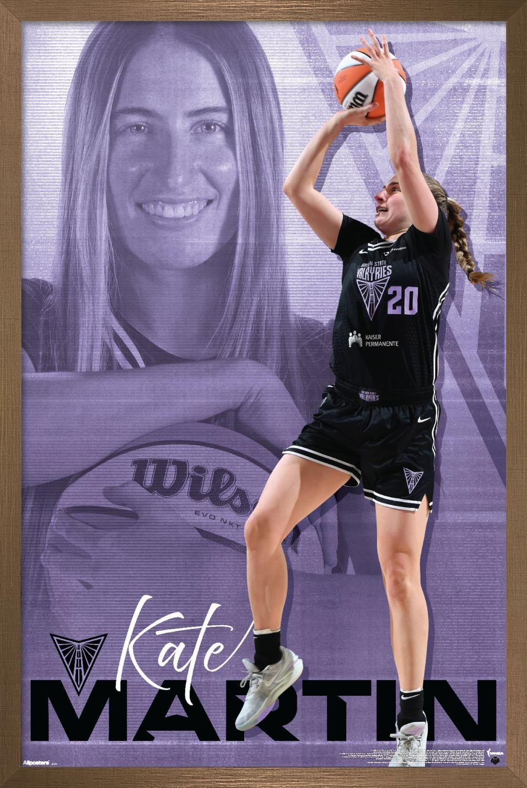 WNBA Golden State Valkyries - Kate Martin 25 Wall Poster, 22.375" x 34 ...