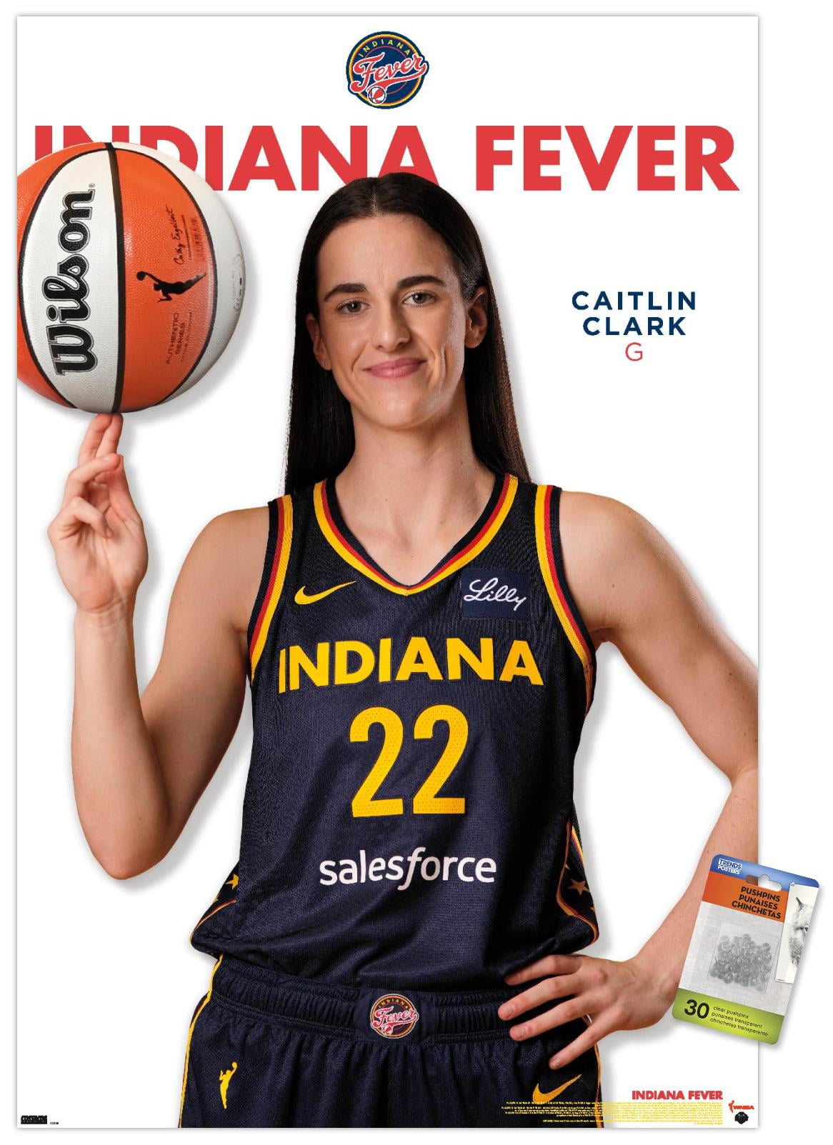 WNBA Indiana Fever - Caitlin Clark Feature Series 24 Wall Poster with ...