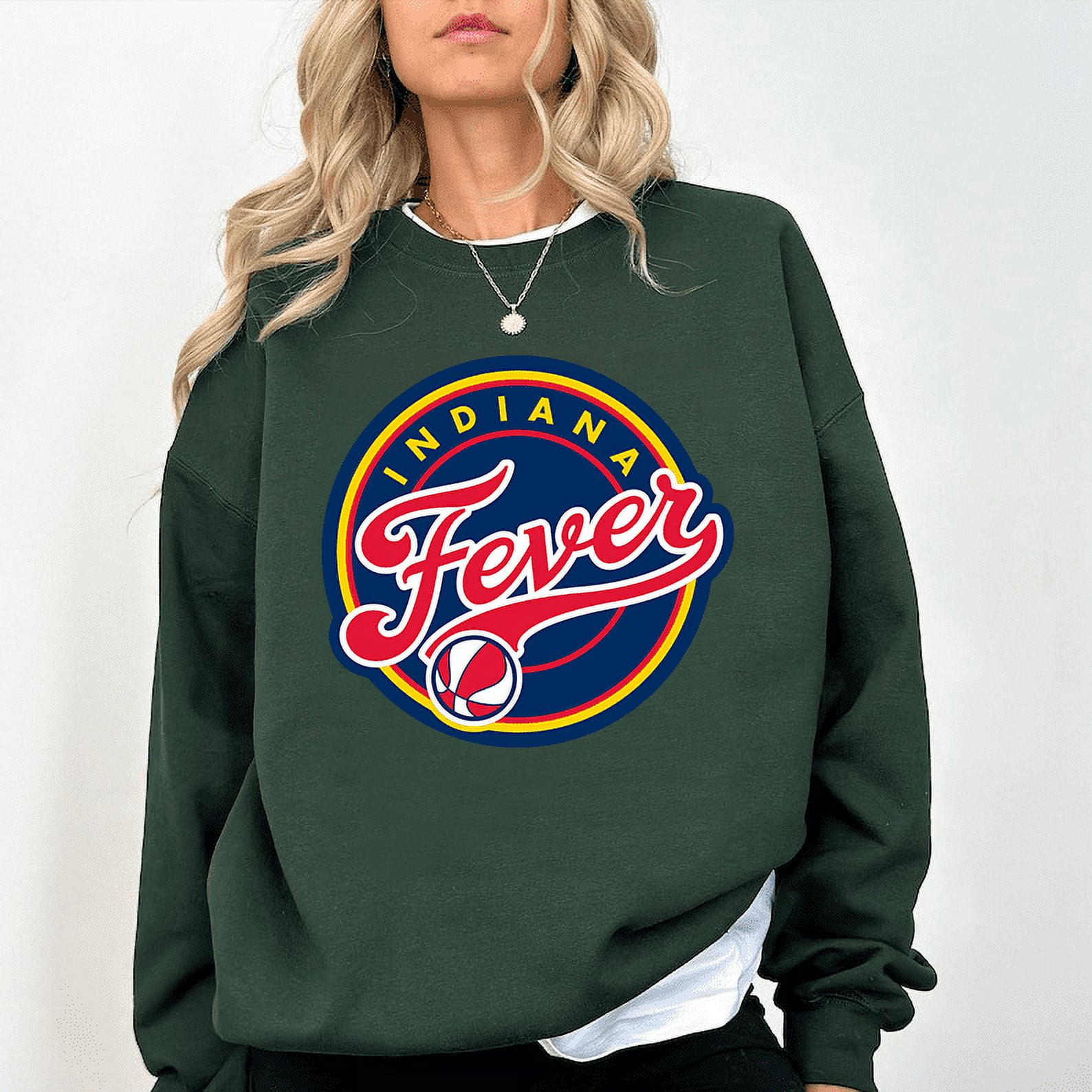 WNBA Indiana Fever Fan Base Sweatshirt, WNBA Fever Fan Gift Sweater ...