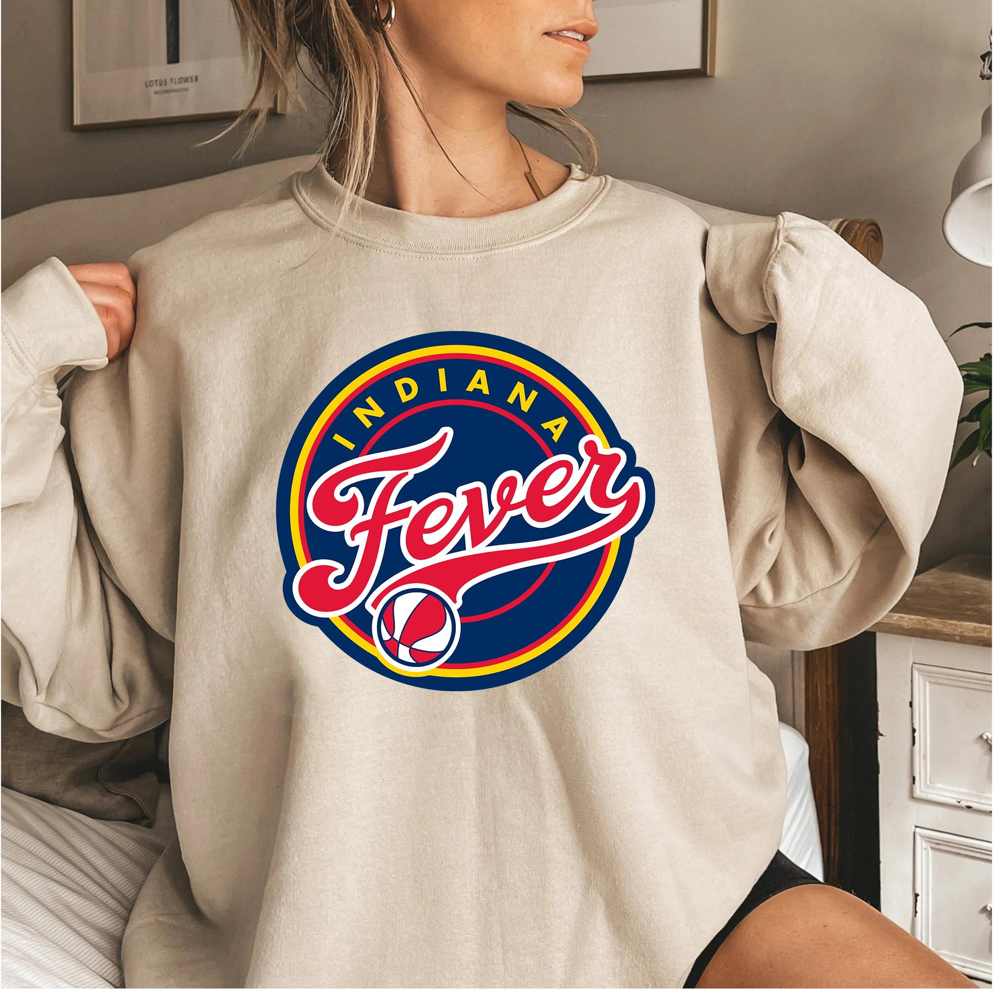 WNBA Indiana Fever Fan Base Sweatshirt, WNBA Fever Fan Gift Sweater ...