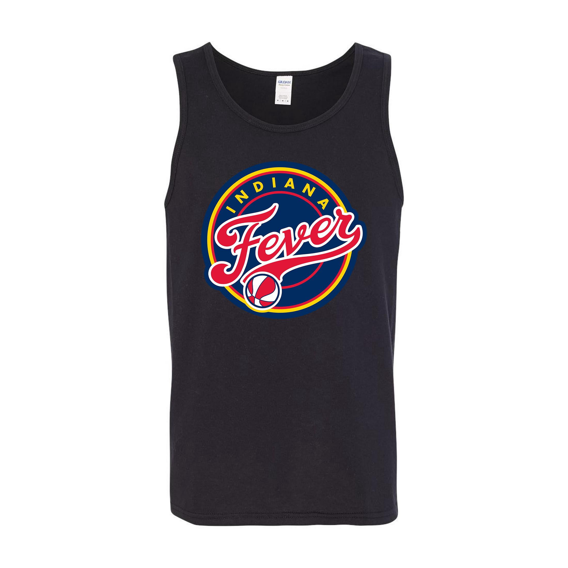 WNBA Indiana Fever Fan Base Tank Top, Gildan 5200, Black Color, Size XL ...